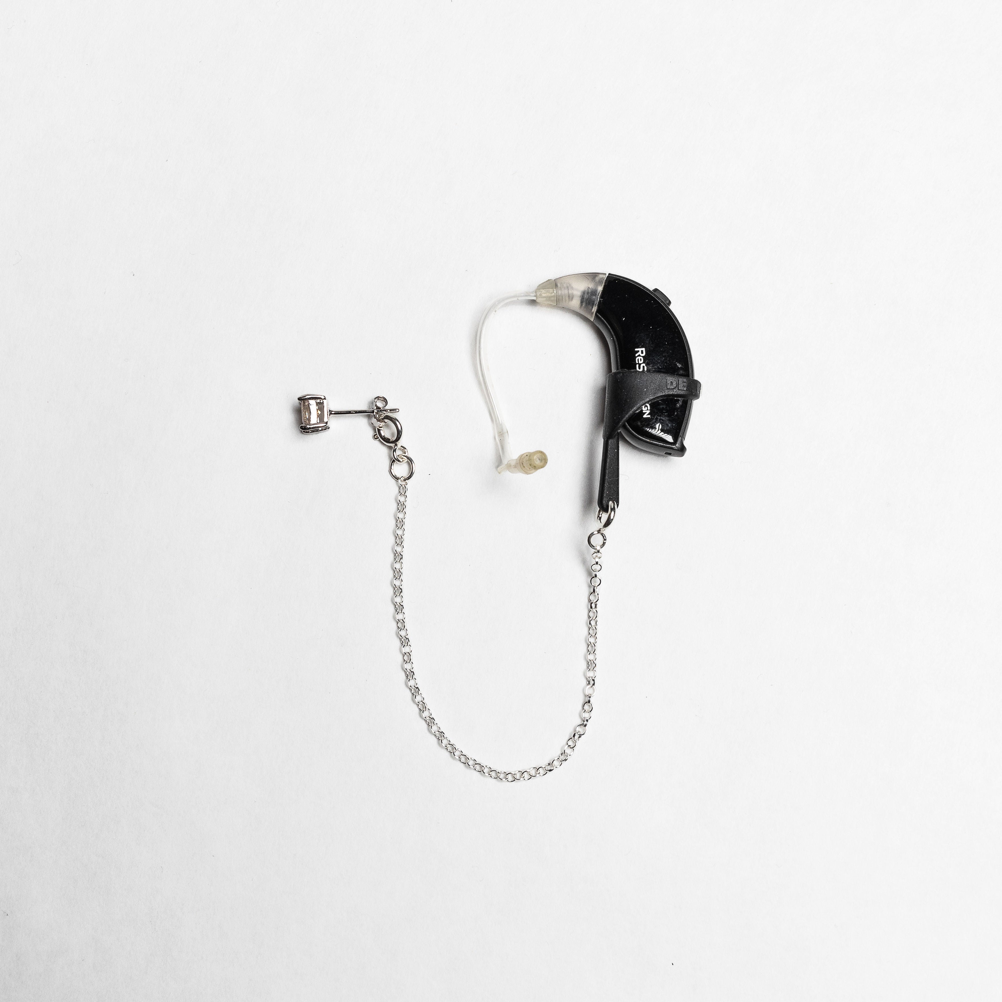 Deafmetal USA Bling Bliss hearing aid jewelry