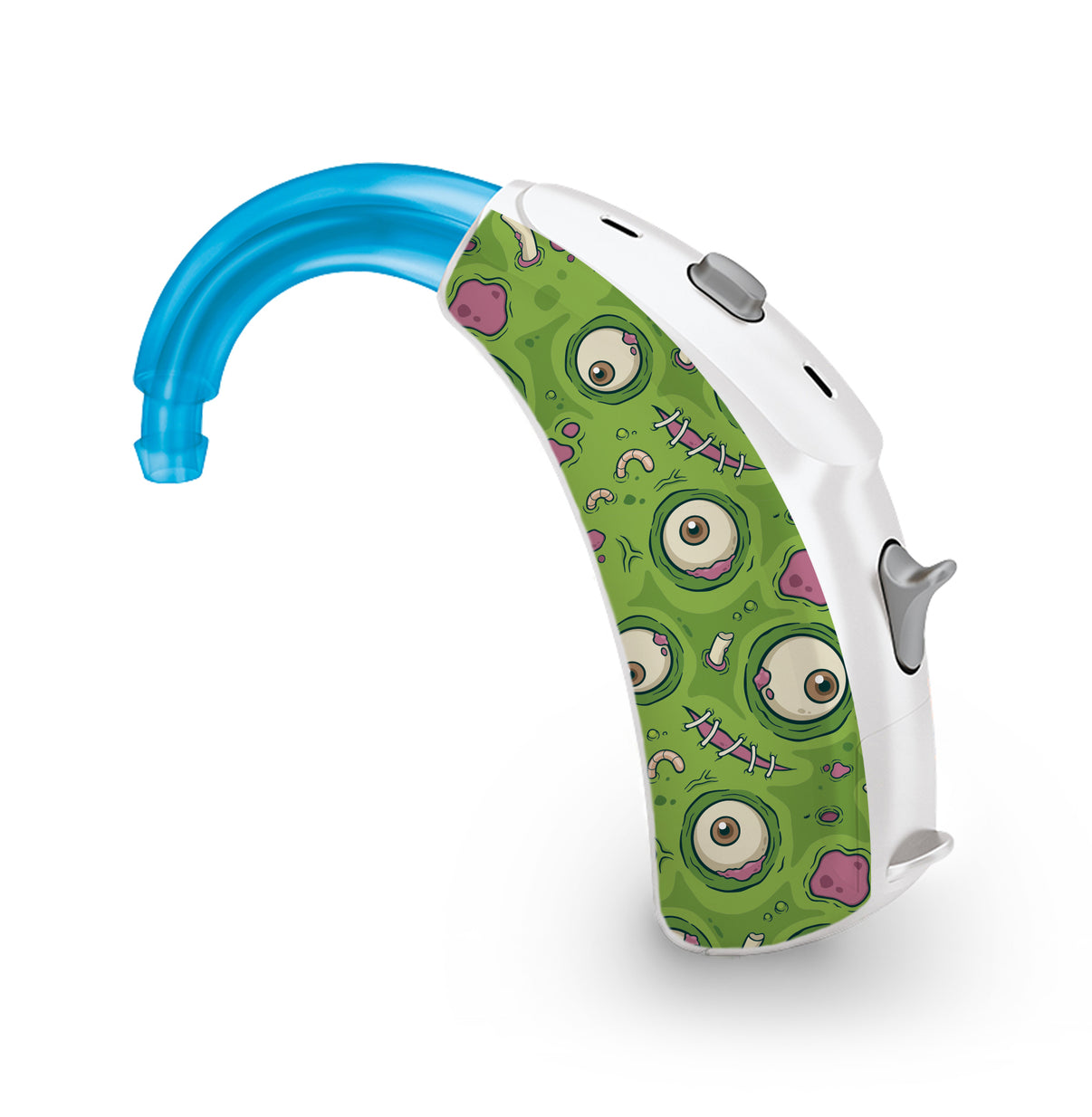 Zombie Eyeballs Hearing Aid Skins – Deafmetal USA